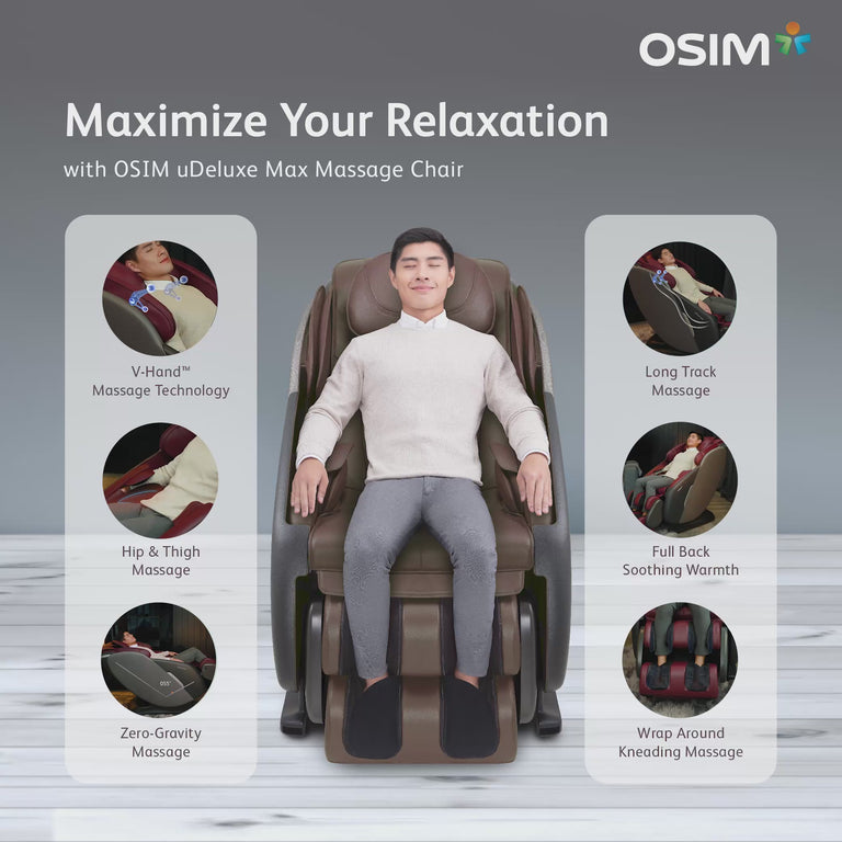 uDeluxe Max OSIM Latest Full Body Massage Chair | OSIM Canada